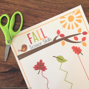 Preschool Fall Theme Printable Activity Bundle - Arrows & Applesauce