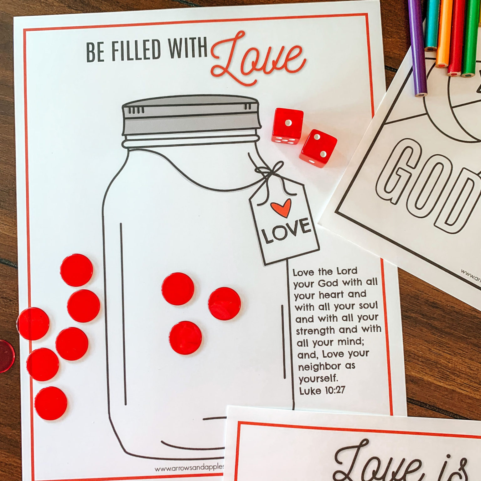 Valentine's Day Bible Activities For Kids - Arrows & Applesauce