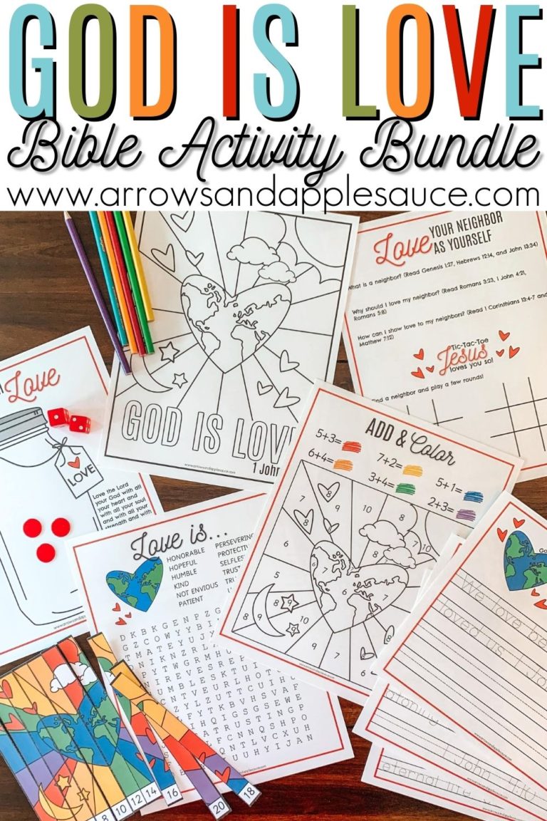 Valentine's Day Bible Activities For Kids - Arrows & Applesauce