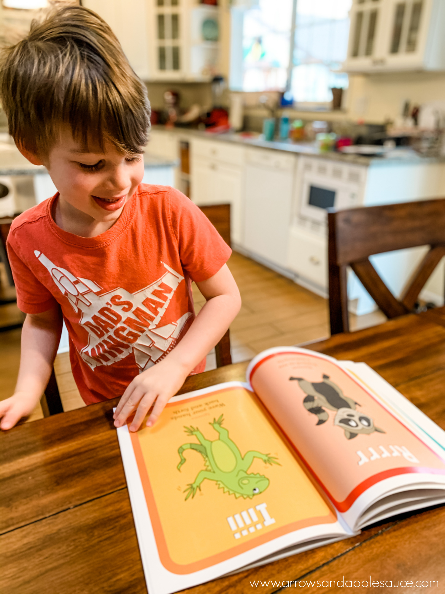 Teaching The Alphabet To A Reluctant Learner - Arrows & Applesauce