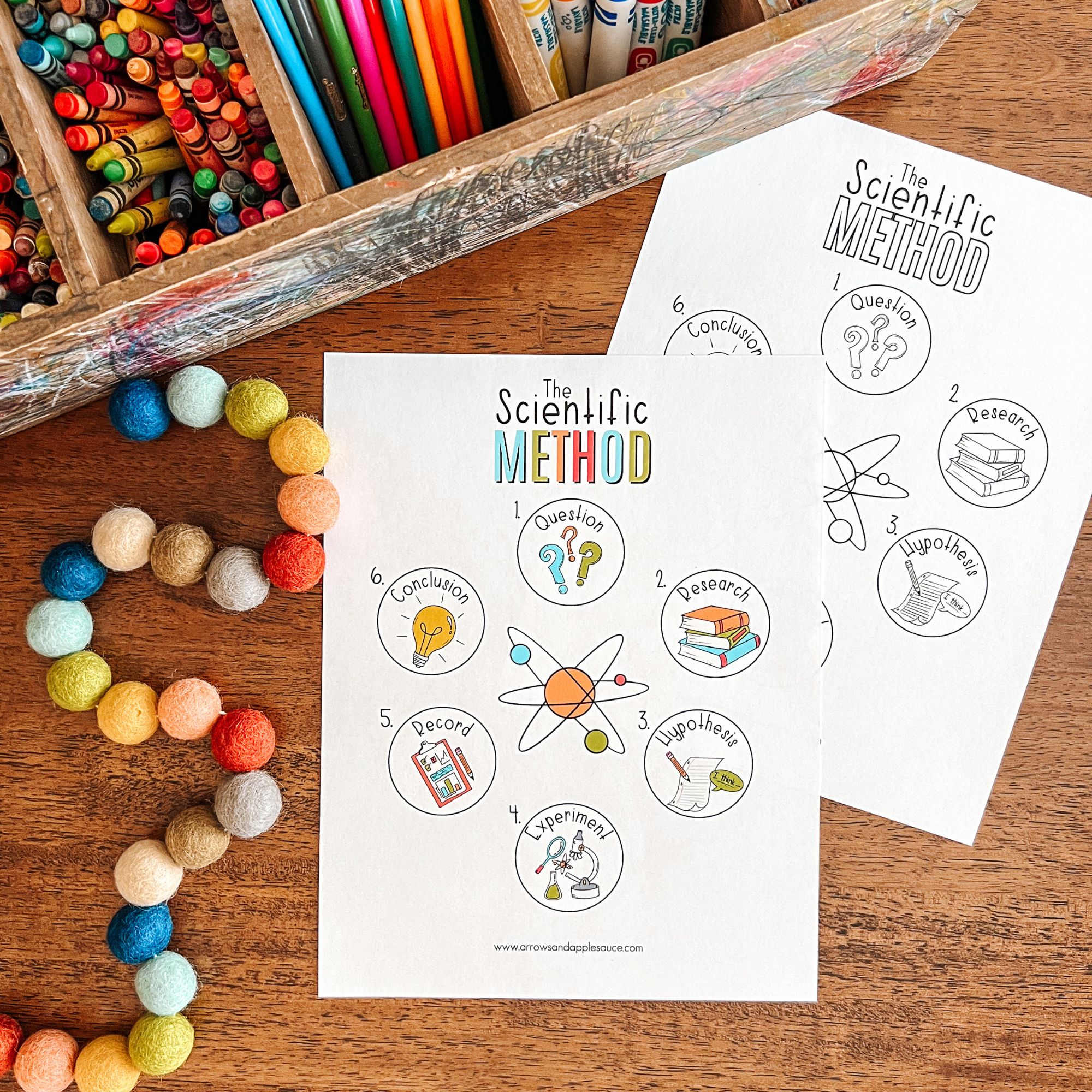 Exploring The Scientific Method With Kids - Arrows & Applesauce