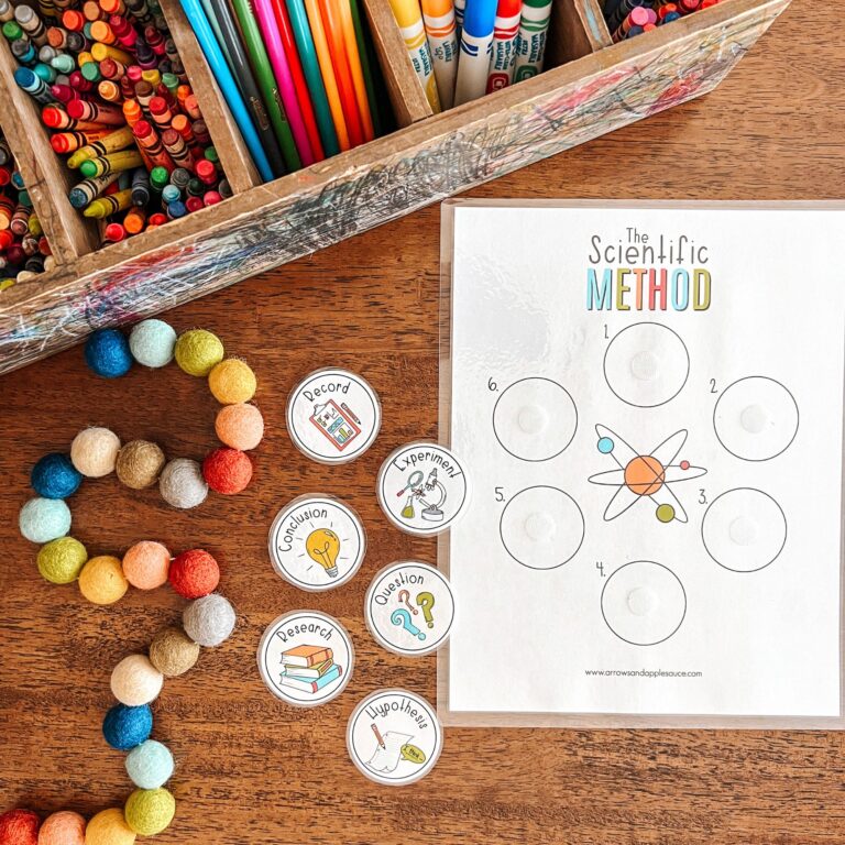 Exploring The Scientific Method With Kids - Arrows & Applesauce