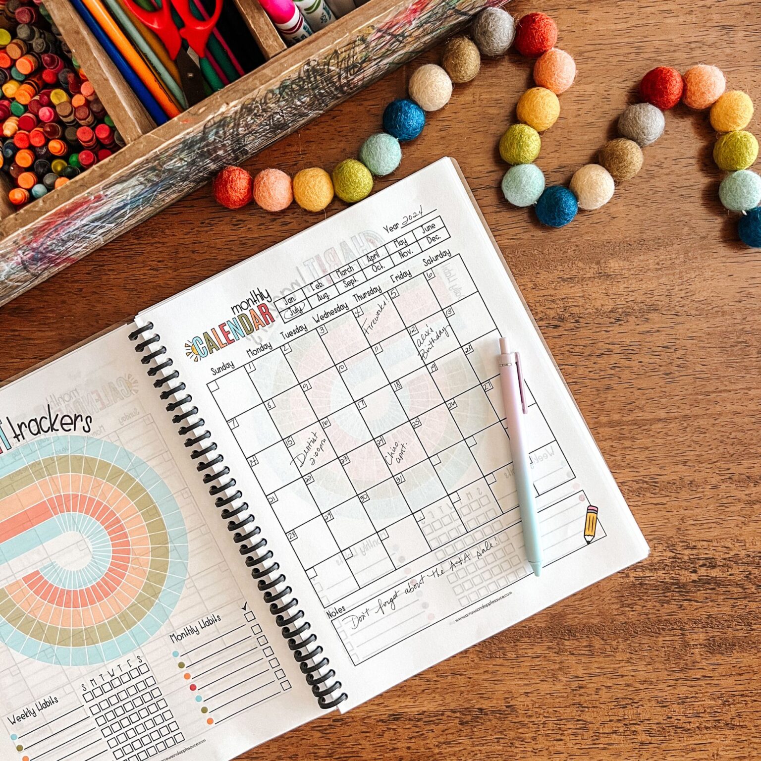 Editable Lesson Planner - Arrows & Applesauce
