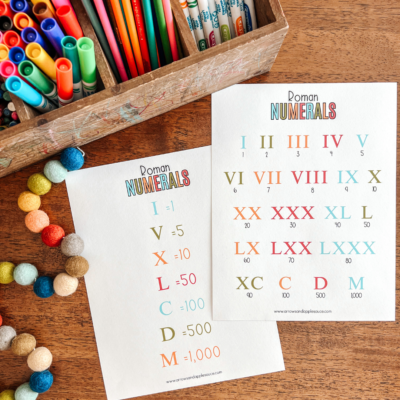 Master Roman Numerals with Fun, Hands-On Activities! - Arrows & Applesauce