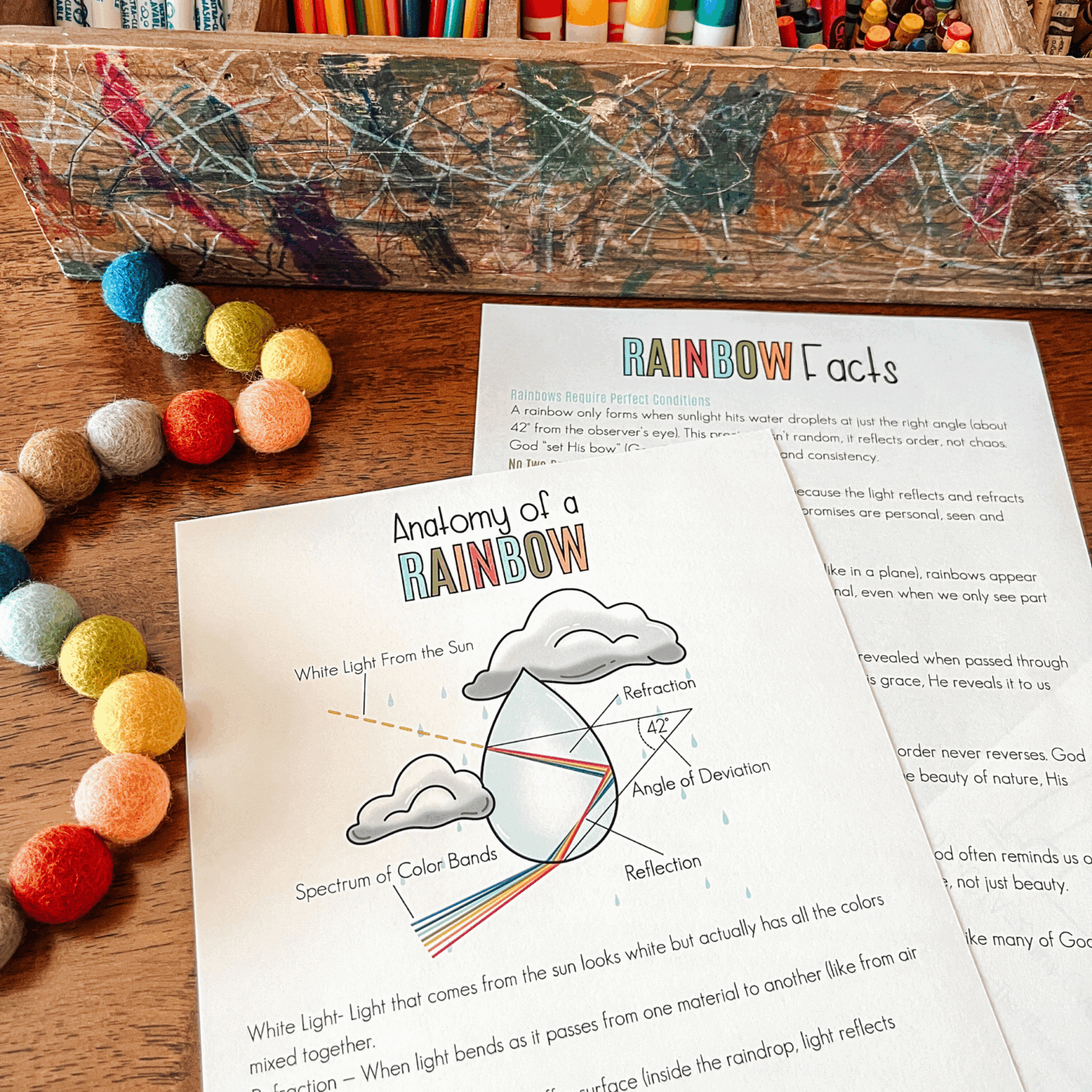 The Noahic Covenant with Kids | A Rainbow of Promises - Arrows & Applesauce