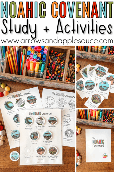 The Noahic Covenant with Kids | A Rainbow of Promises - Arrows & Applesauce