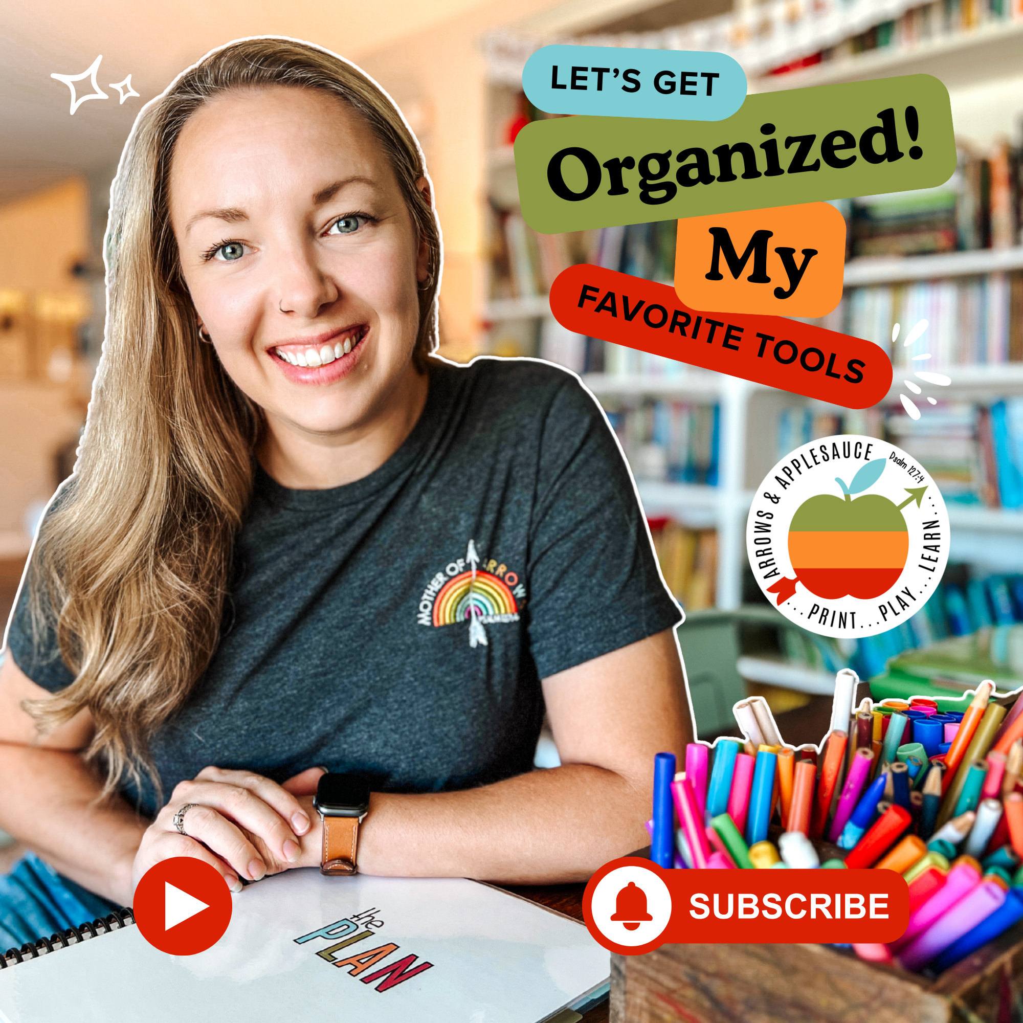 Keeping Our Homeschool Organized - Arrows & Applesauce
