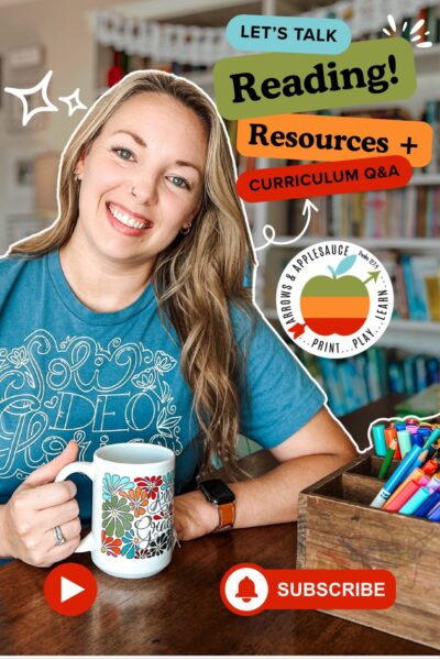 Let's Talk Reading! All About Reading Q&A - Arrows & Applesauce